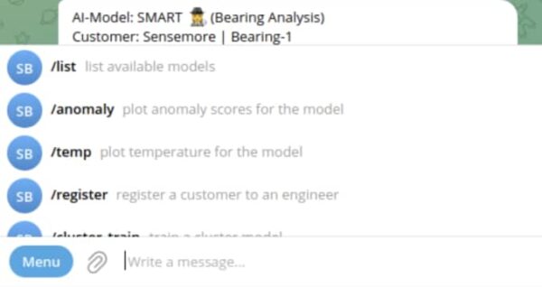 Sensemore Maintenance Bot - Machine Health Automation