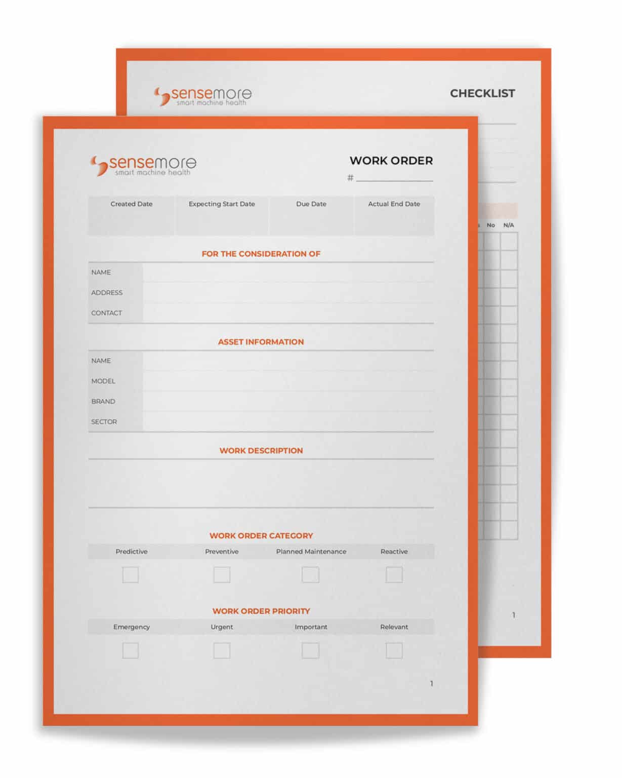HVAC Filter Change Work Order Template for Maintenance